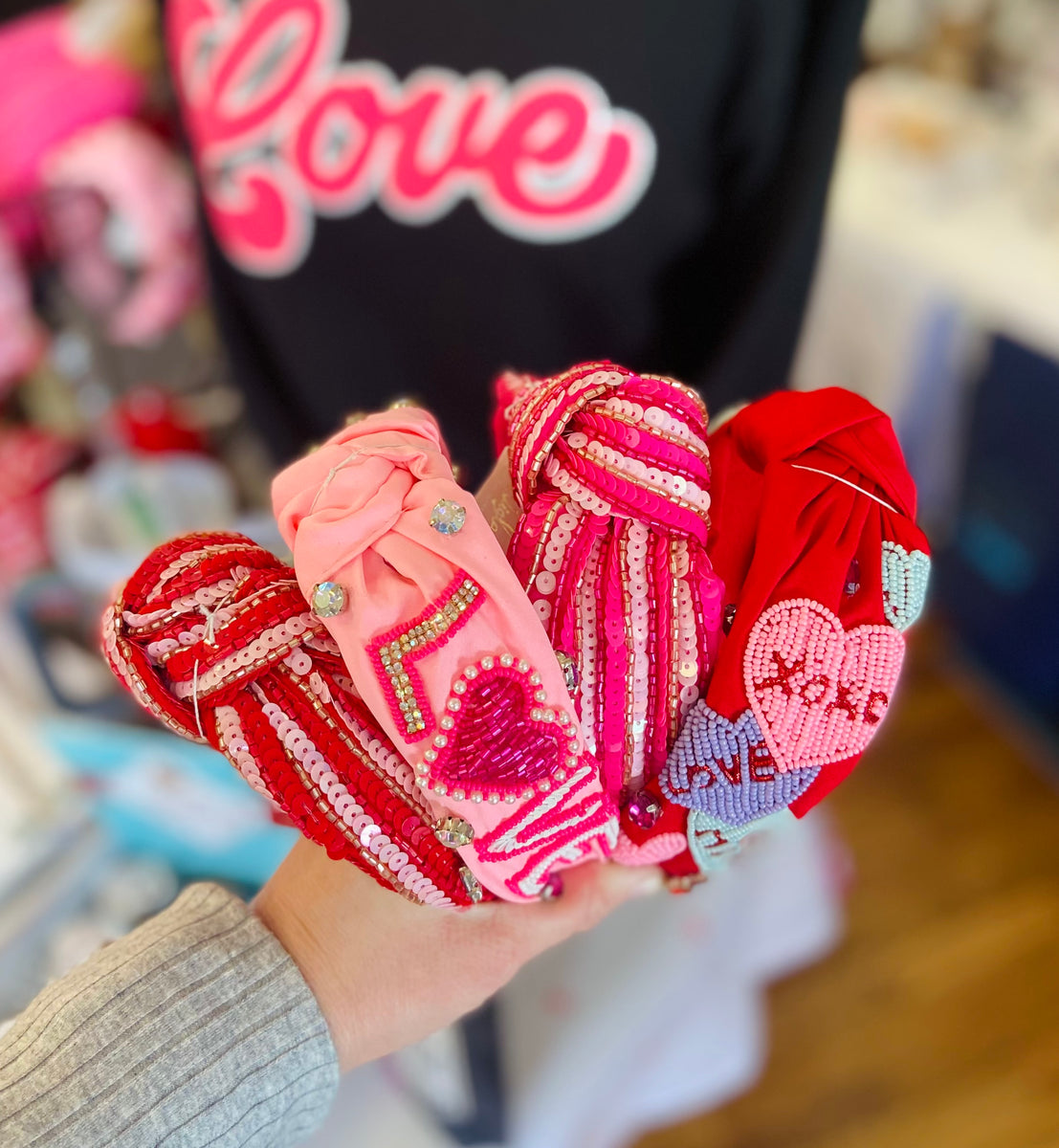 Valentine's Day Headbands – Stitched & Stamped
